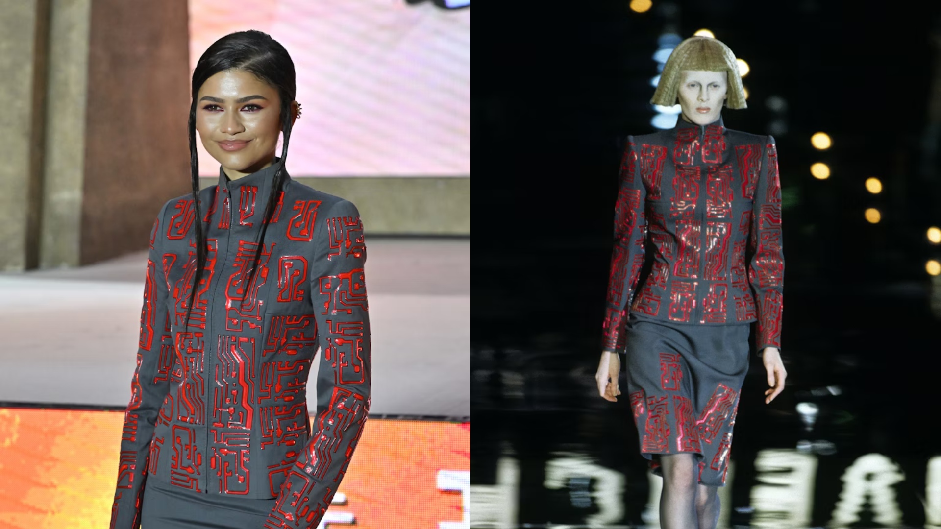 Zendaya se vuelve cyborg de la mano de Alexander McQueen