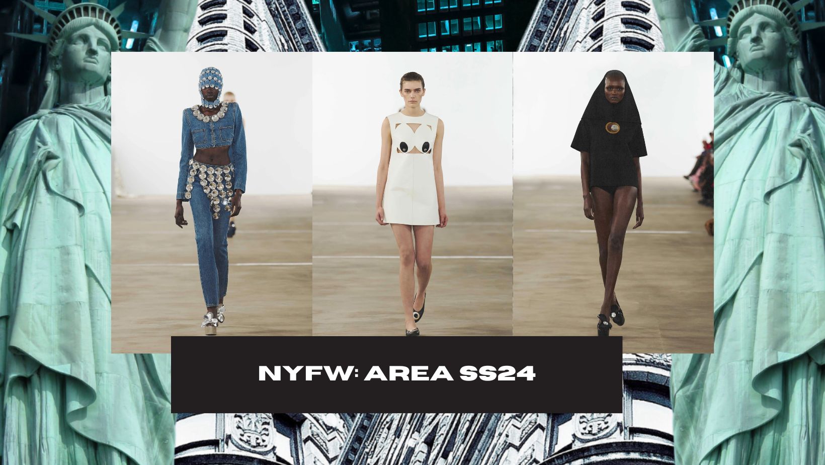 NYFW SS24: Area tiene visión 20/20 - Marie Claire México