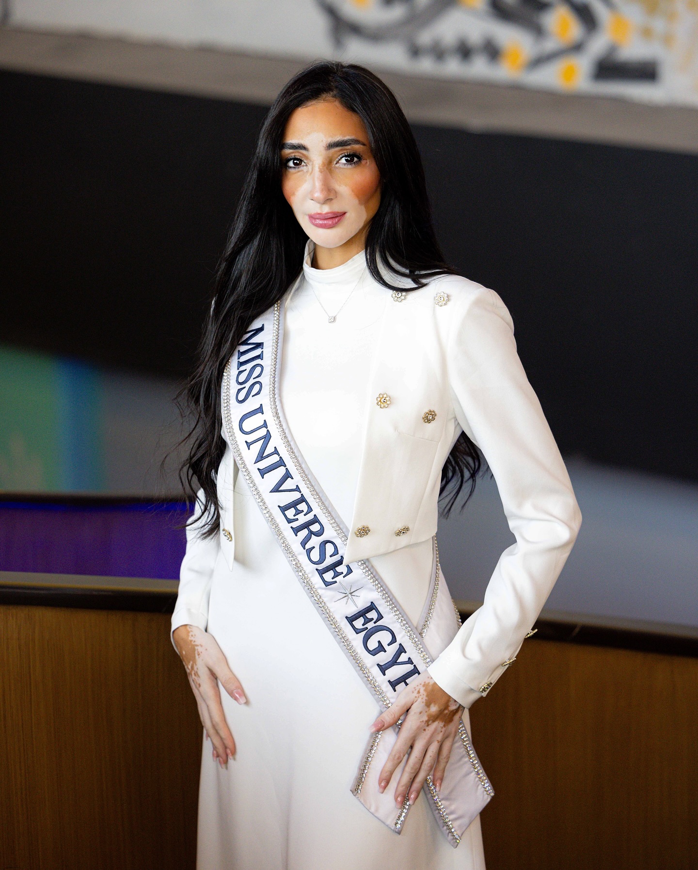 Logina Salah, la primera Miss Universe Egipto con vitiligo - Marie ...