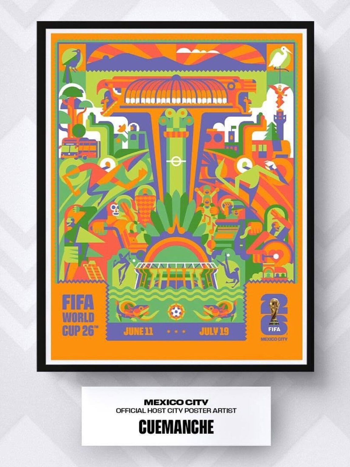 Póster de la CDMX para el Mundial 2026: Significado y Elementos