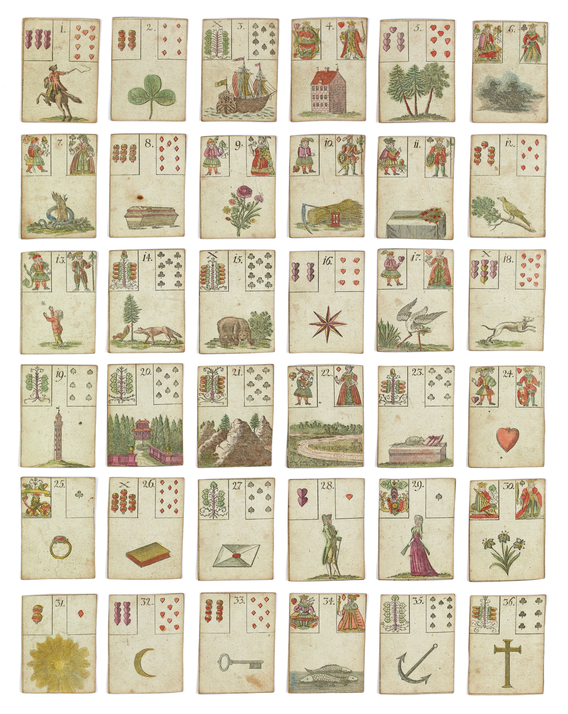 Cartas Lenormand: qué son, su origen y significado
